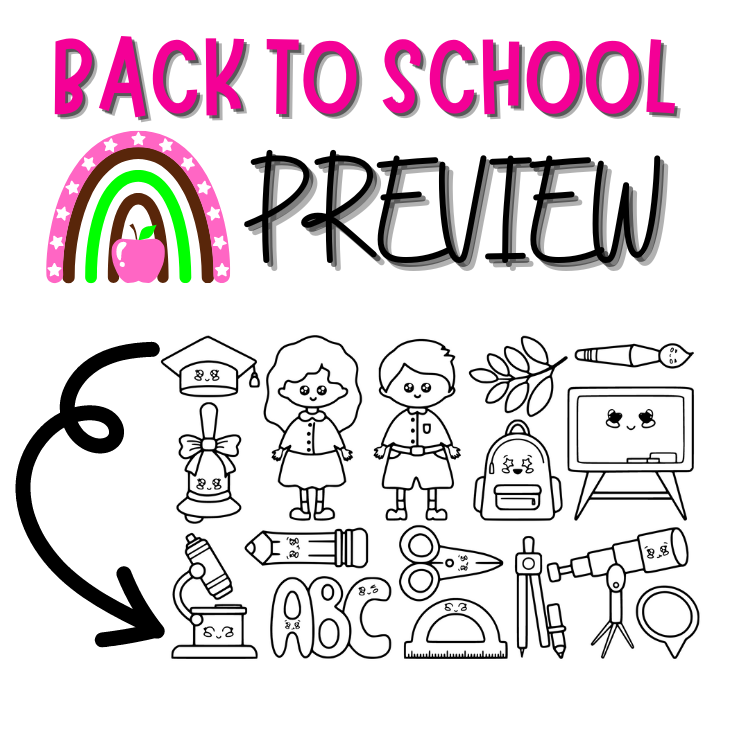 Back To Shool Coloring Pages -Doodle Coloring Pages- First Day of ...