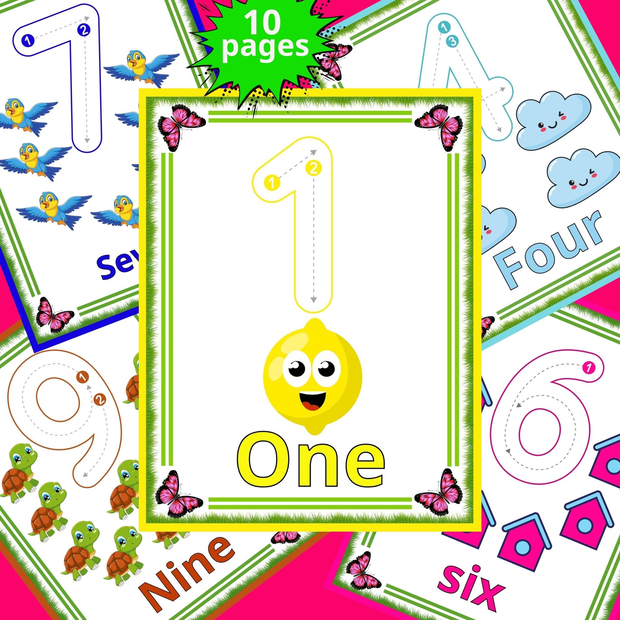 Learn numbers, Activities school, Printable school Number words 1-20 ...