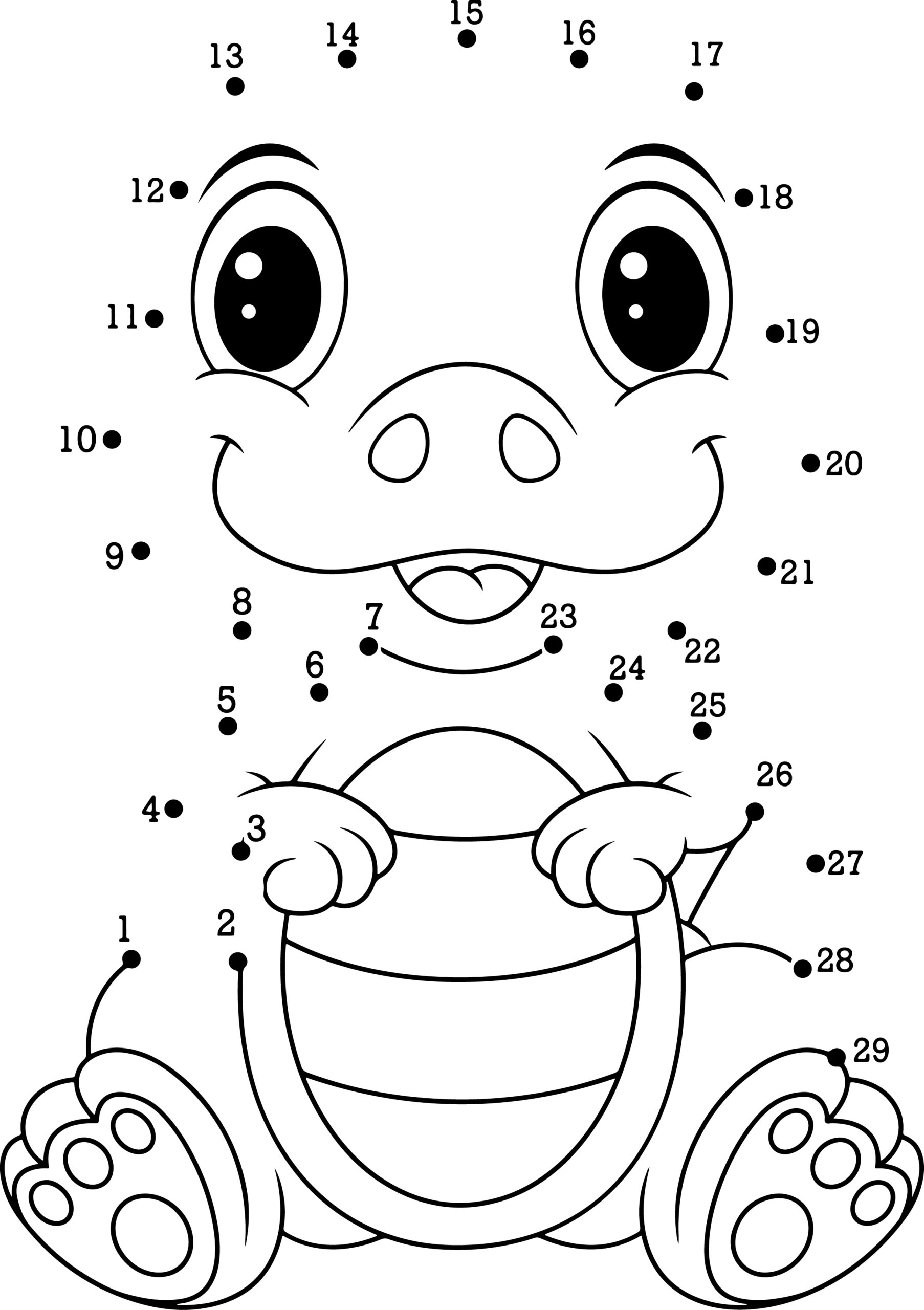 Animals Dot to Dot Coloring Book For Kids, Boys and girls | Made By ...