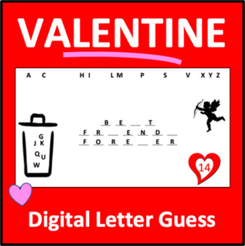 Valentine's Day Letter Guess | Made By Teachers