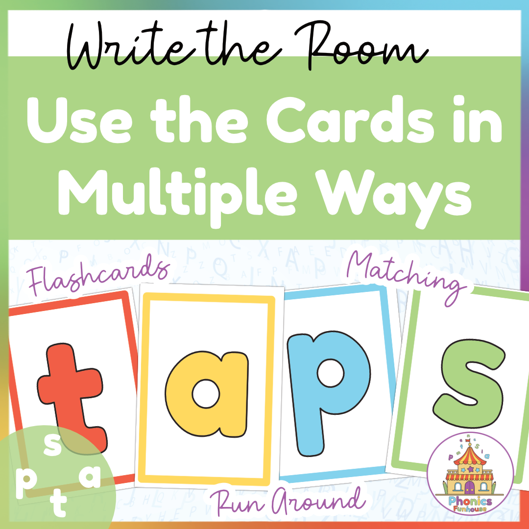 Kindergarten Practice Writing - Write the Room, s a t p Sounds | Made ...