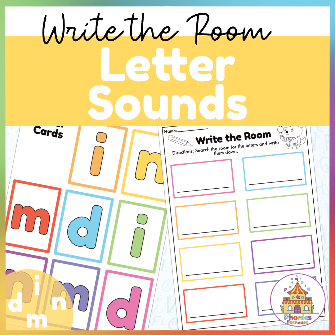Kindergarten Practice Writing - Write the Room, s a t p Sounds | Made ...