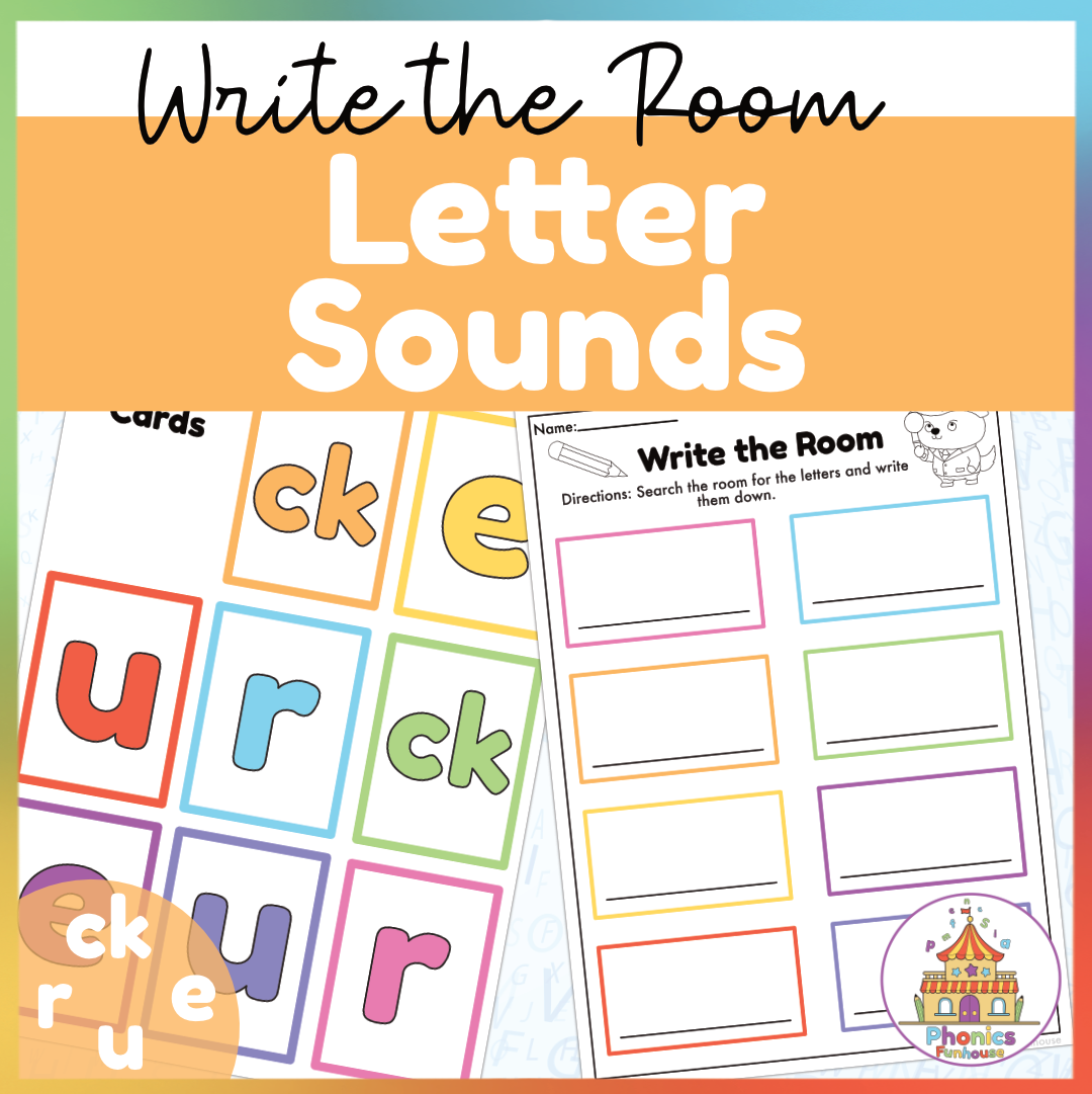 Kindergarten Practice Writing - Write the Room, h b f ff Sounds | Made ...