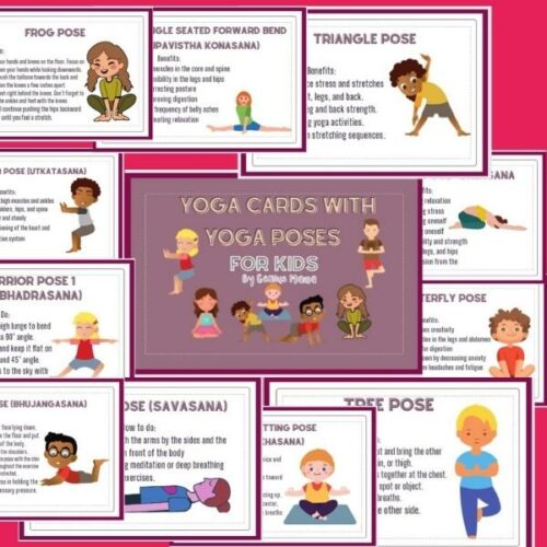 Yoga Cards With Yoga Poses For kids | Made By Teachers