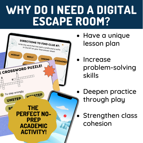 New Years 2022 | Prefixes and Suffixes | Digital Escape Room - Made By ...