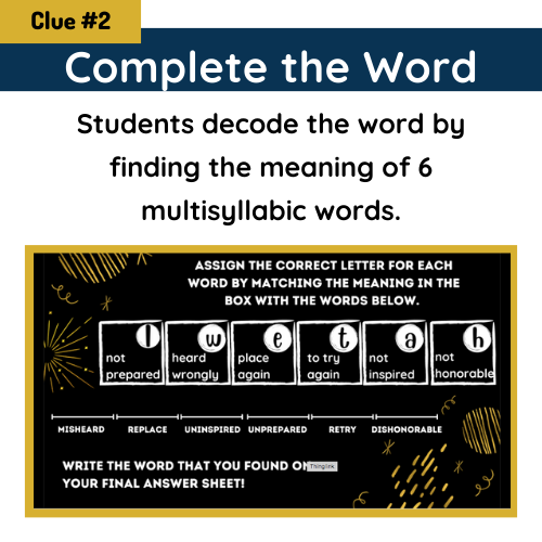 New Years 2022 | Prefixes and Suffixes | Digital Escape Room - Made By ...