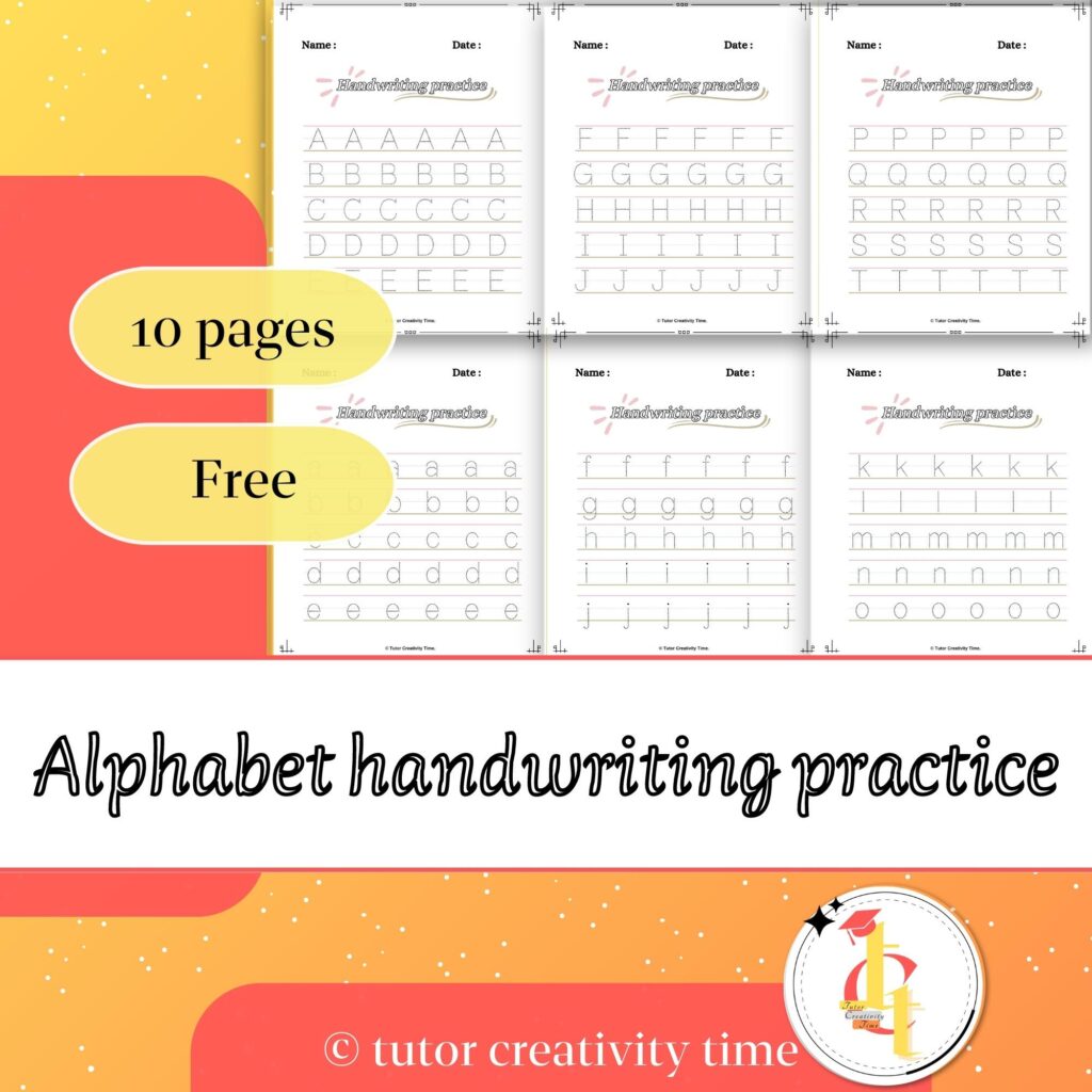 Alphabet handwriting practice | Made By Teachers