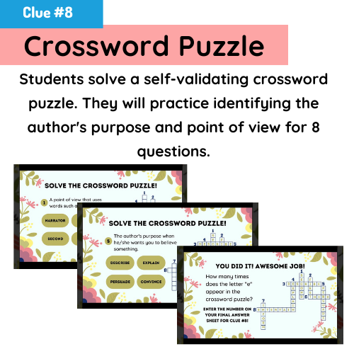 Author's Purpose Activities | 360° Digital Escape Room - Made By Teachers
