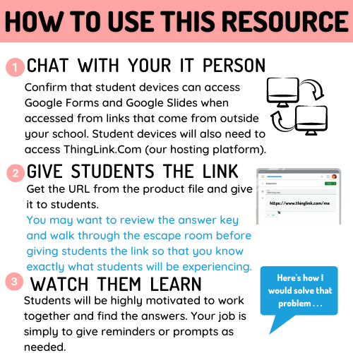 Author's Purpose Activities | 360° Digital Escape Room - Made By Teachers