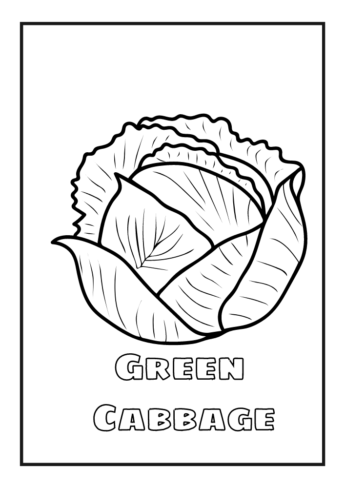 Vegetables Coloring Book for Kids | Made By Teachers