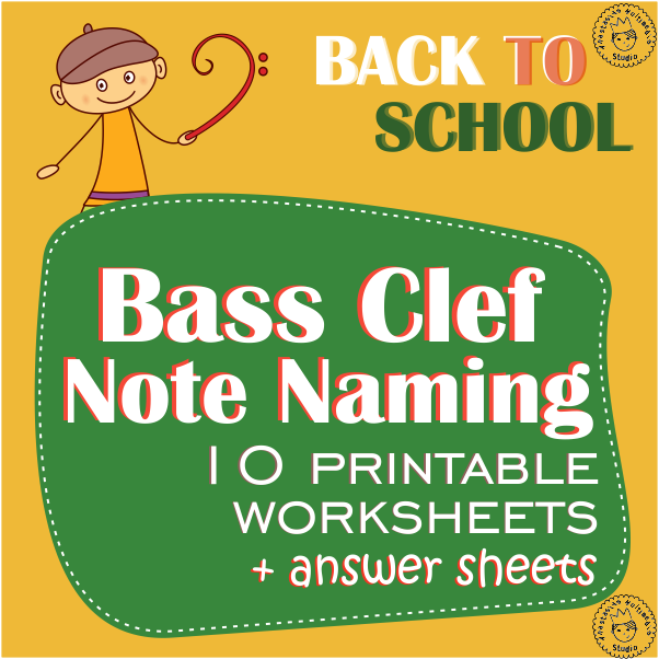 Music Staff Worksheets Bundle | Back to School Themed | Made By Teachers