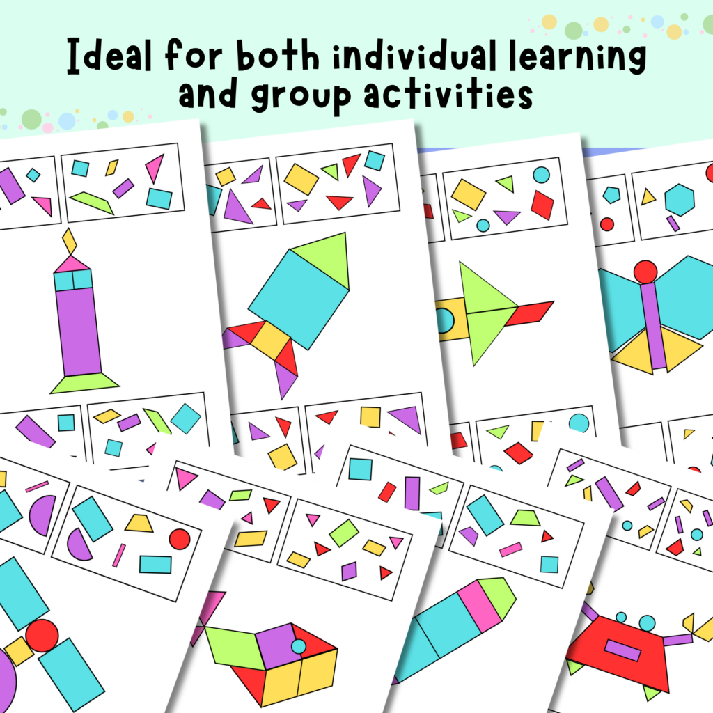 Explore Geometric Shapes: Educational Puzzles Activities for Young ...