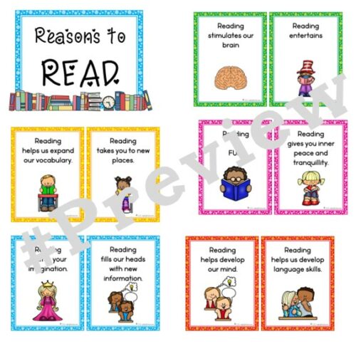 Reasons To Read: Engaging Posters for the Library - Made By Teachers