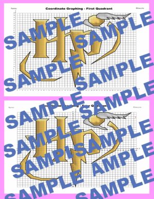Harry Potter Coordinate Plane Graphing Picture: Quidditch | Made By ...