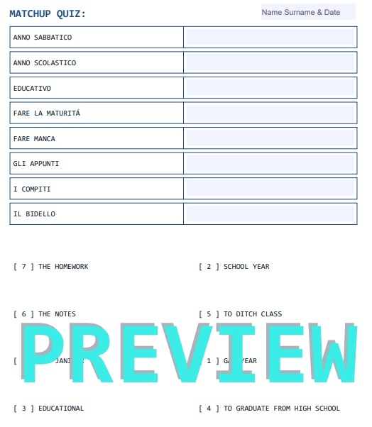TRILINGUAL BUNDLE - SPANISH ENGLISH ITALIAN - BACK TO SCHOOL | Made By ...