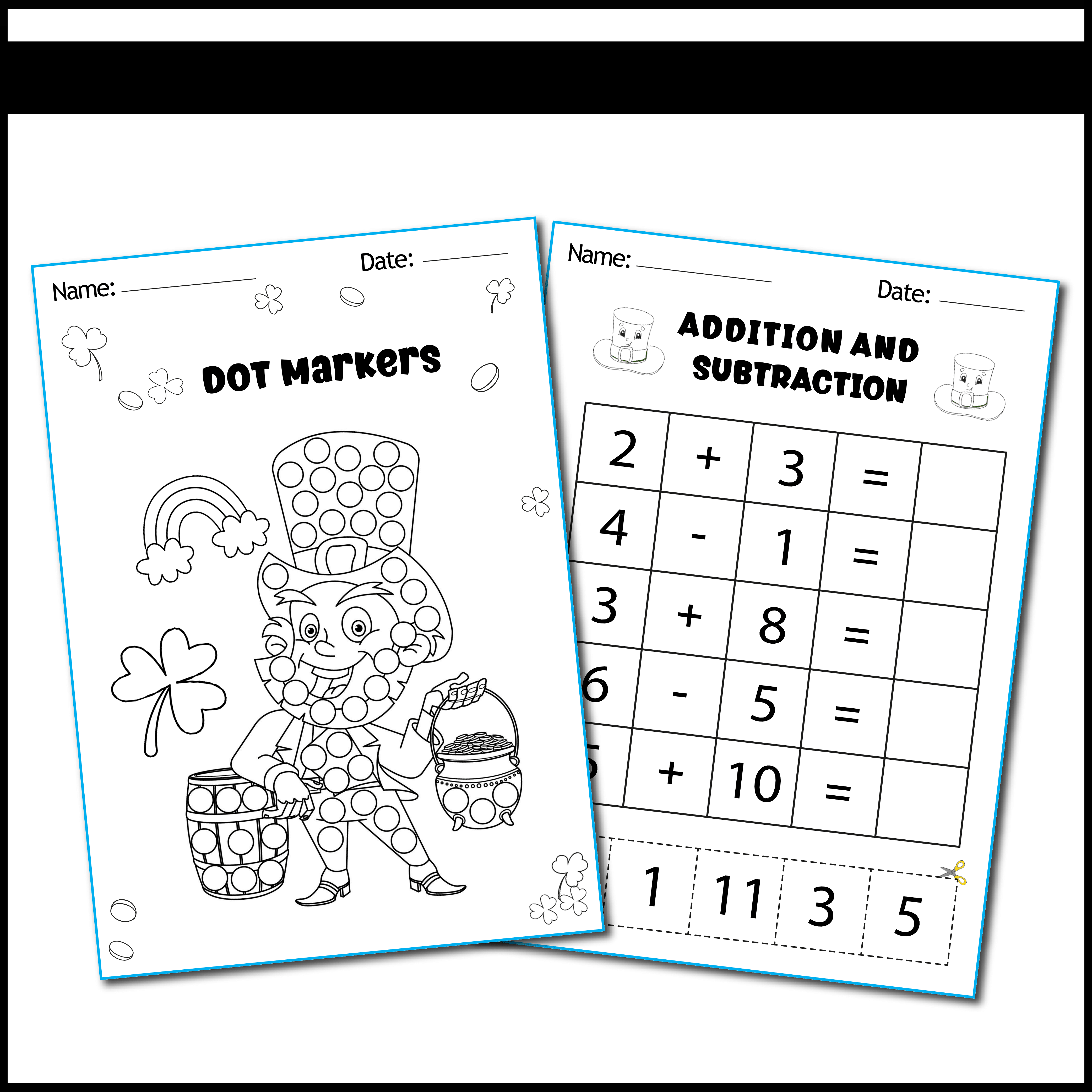 Back to School NO PREP Math and Literacy Packet - worksheets for ...