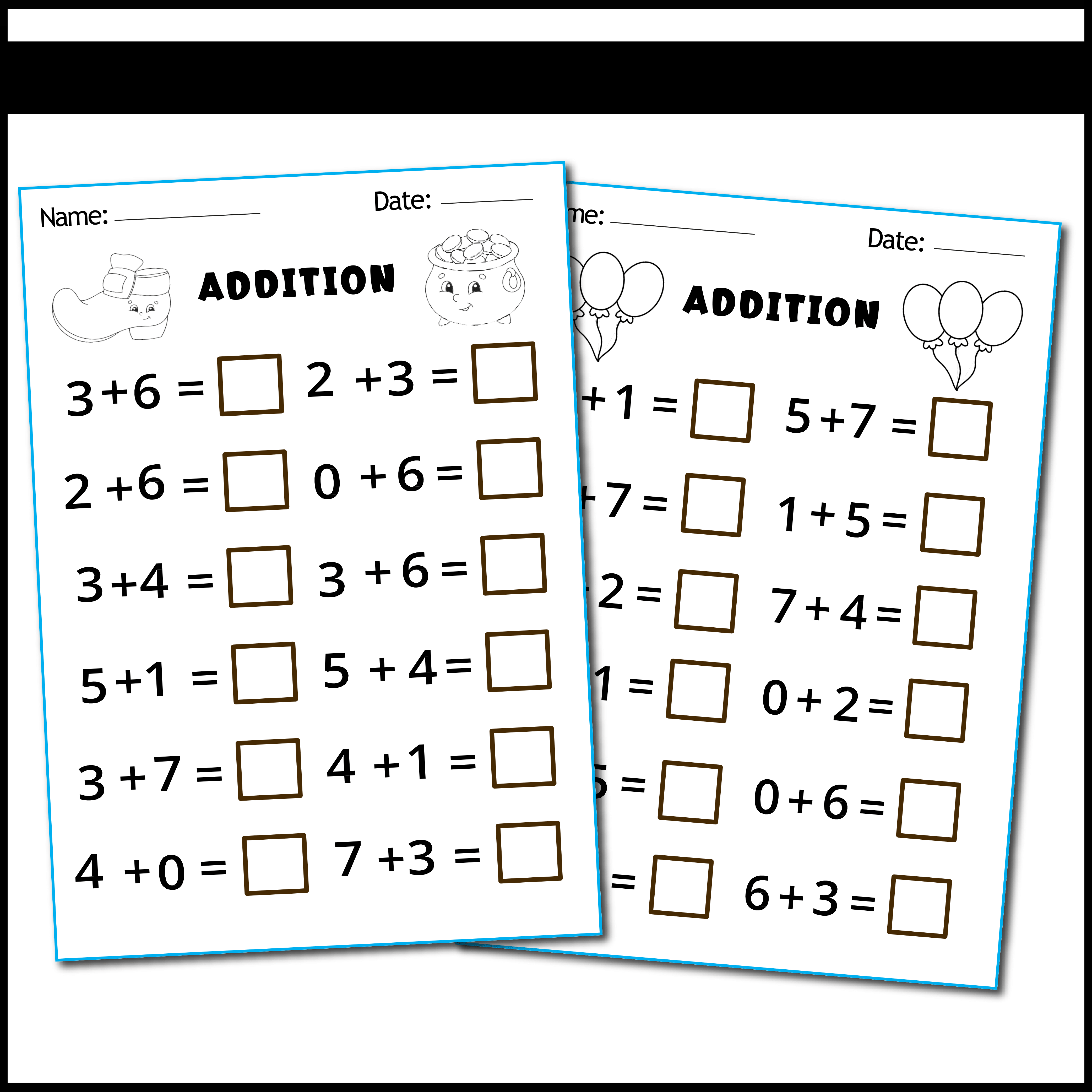 Back to School NO PREP Math and Literacy Packet - worksheets for ...