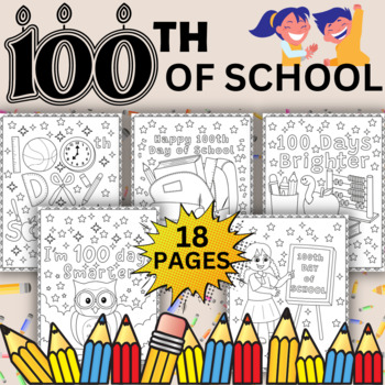 100th Day Of School Printable Coloring Pages