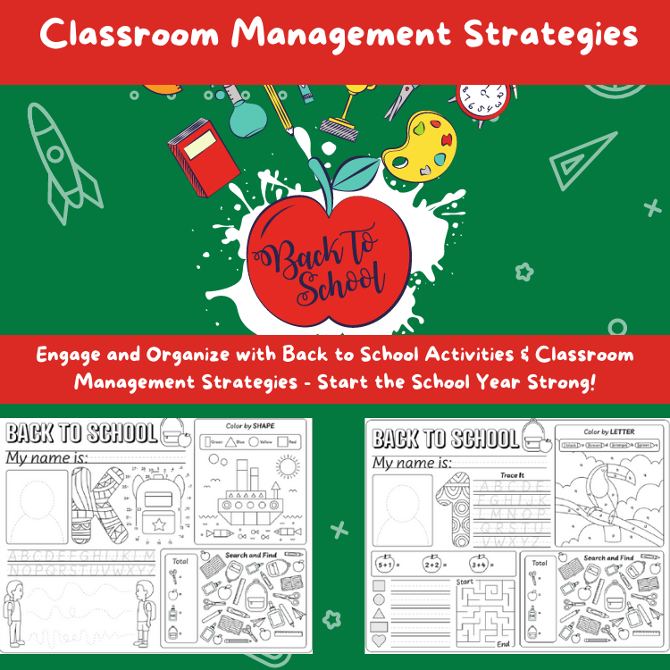 Engage and Organize with Back to School Activities & Classroom ...