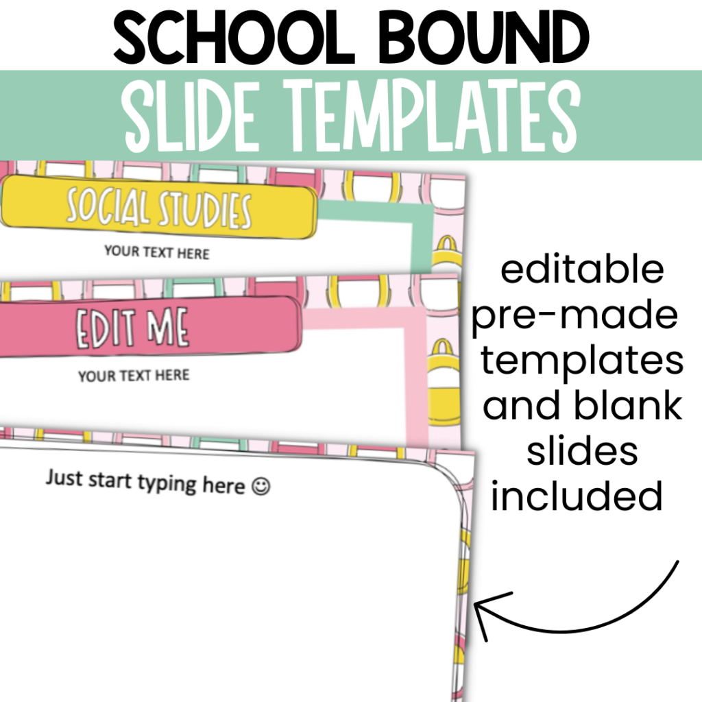 Back to School Slides Templates / Google Slides Templates / School ...