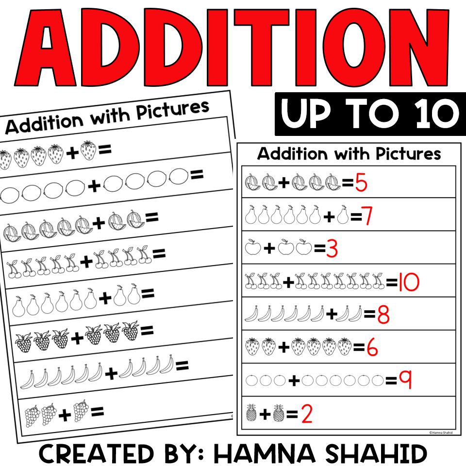 Counting Fingers Puzzle Worksheets 1-10 | Made By Teachers