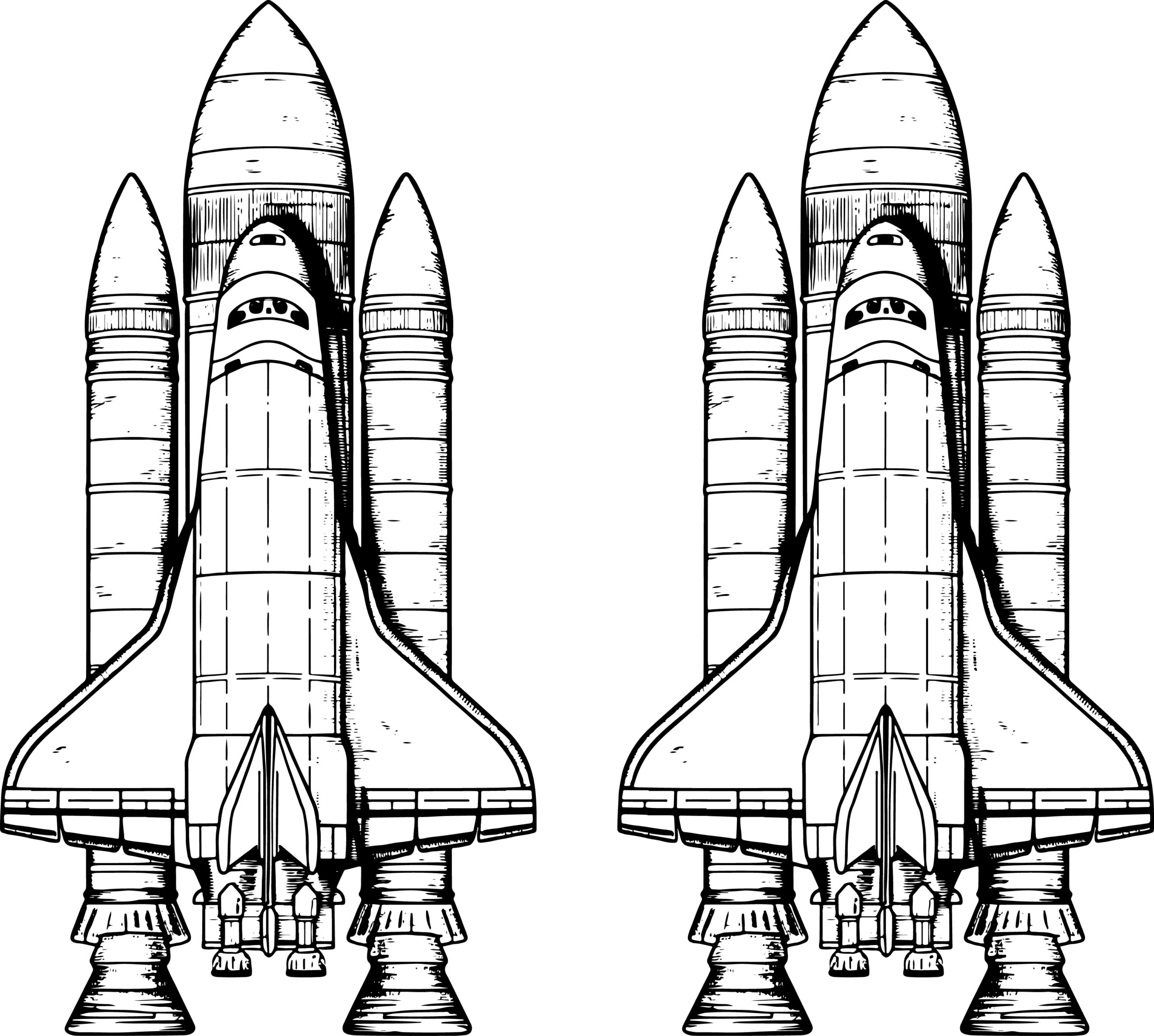 Rocket Coloring Book: The Ultimate Fantastic Outer Space Coloring Pages ...