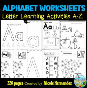 Alphabet Worksheets - Letter Learning Activities A-Z | Made By Teachers