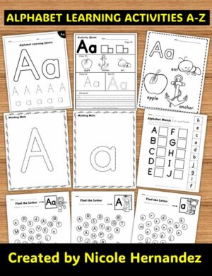 Alphabet Worksheets - Letter Learning Activities A-Z | Made By Teachers