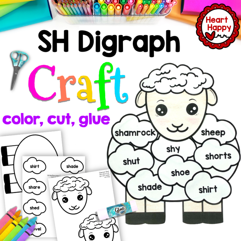 SH Digraph Craft | Shamrock Sheep - Made By Teachers