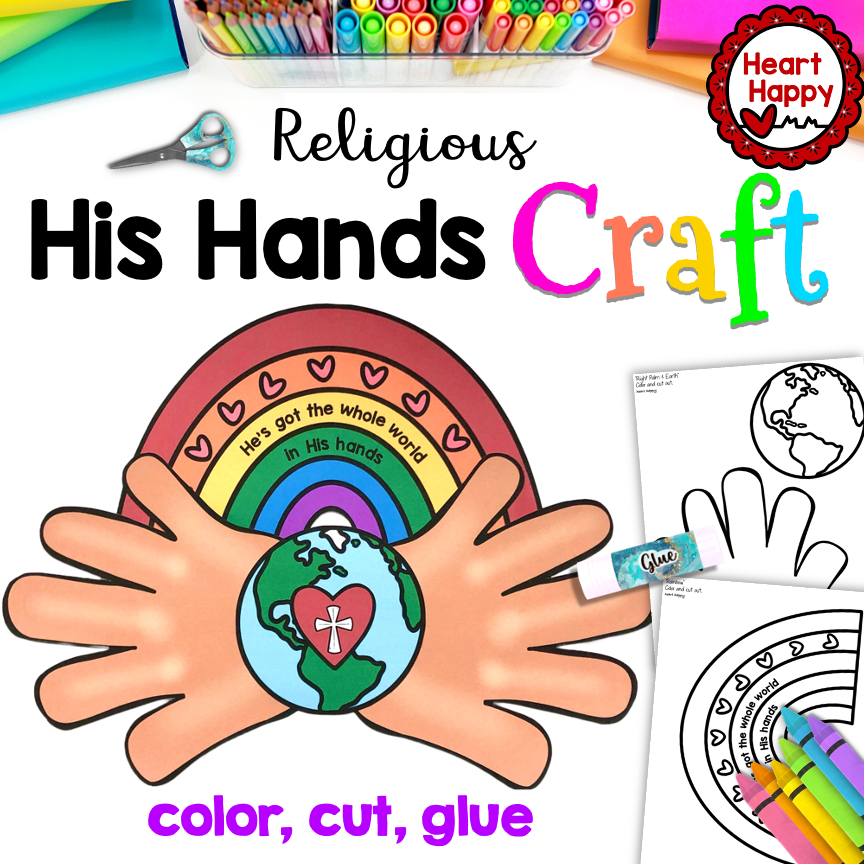 He's Got the Whole World in His Hands | Religious Craft | Sunday School ...