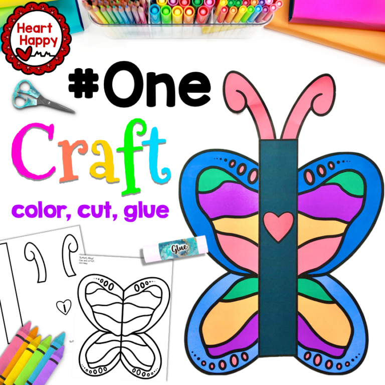 Number Crafts 1-10 BUNDLE - Made By Teachers