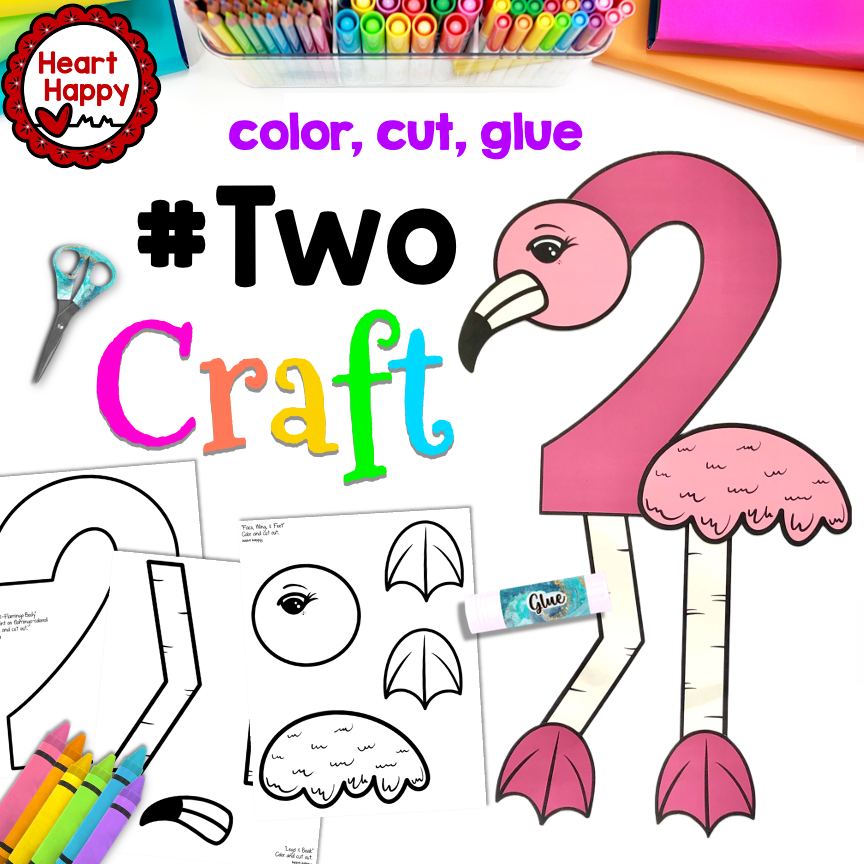 Number Crafts 1-10 BUNDLE - Made By Teachers