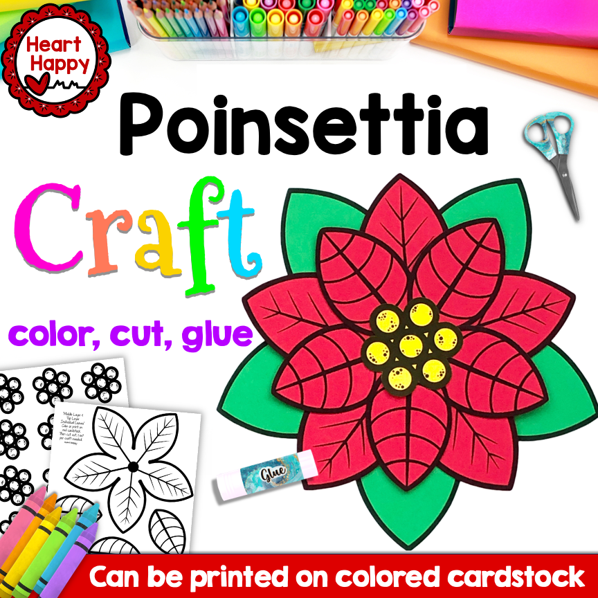 Poinsettia Craft