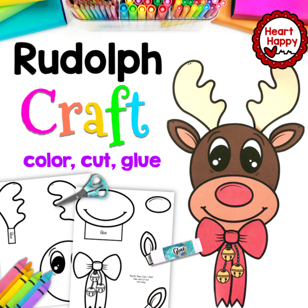 Rudolph Reindeer Christmas Craft | Made By Teachers