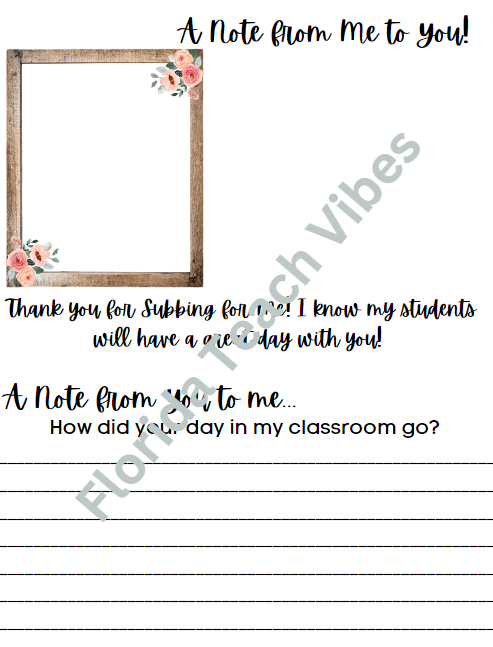 Rustic Farmhouse Editable Substitute Binder EASY Prep! | Made By Teachers