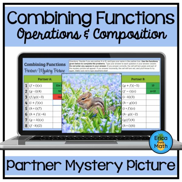Function Operations & Composition Digital Partner Activity | Made By ...