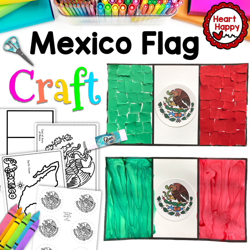 Mexican Coat Of Arms Coloring Page