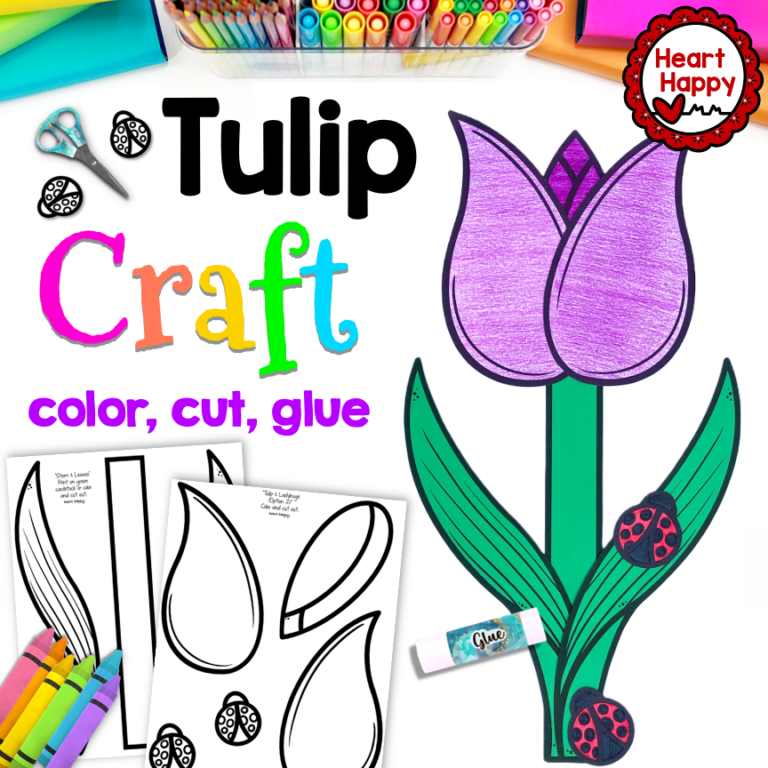 Tulip Craft | Spring Flower Craft - Made By Teachers