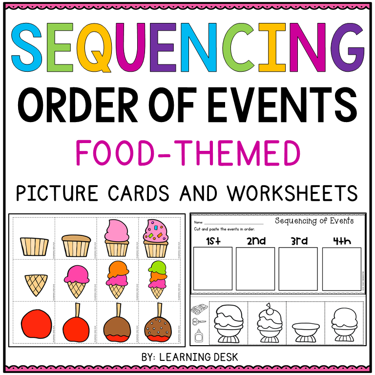 Sequencing Stories With Pictures Order Of Events For Kindergarten First