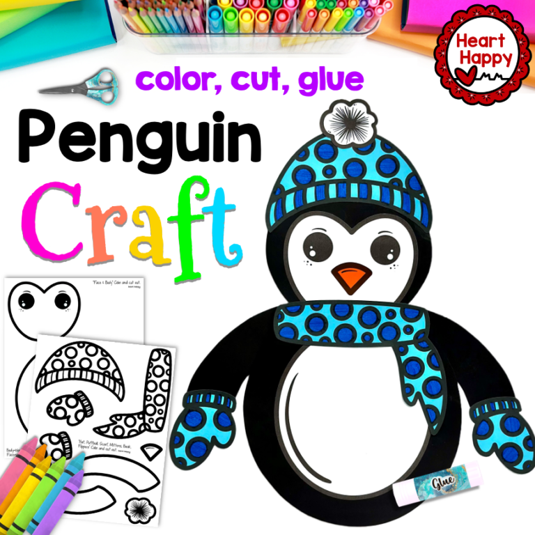 Penguin Winter Craft | Made By Teachers