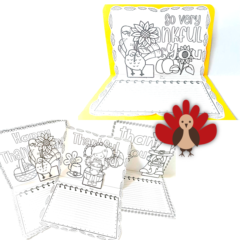 Thanksgiving Pop-Up Cards | Thanksgiving Project | Made By Teachers