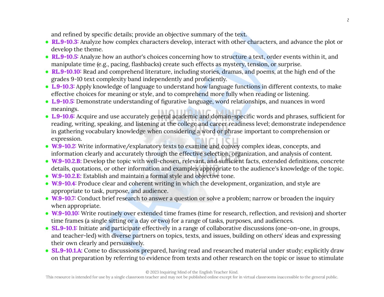Thematic Short Story Unit Plan on Fear and Curiosity for High School ...