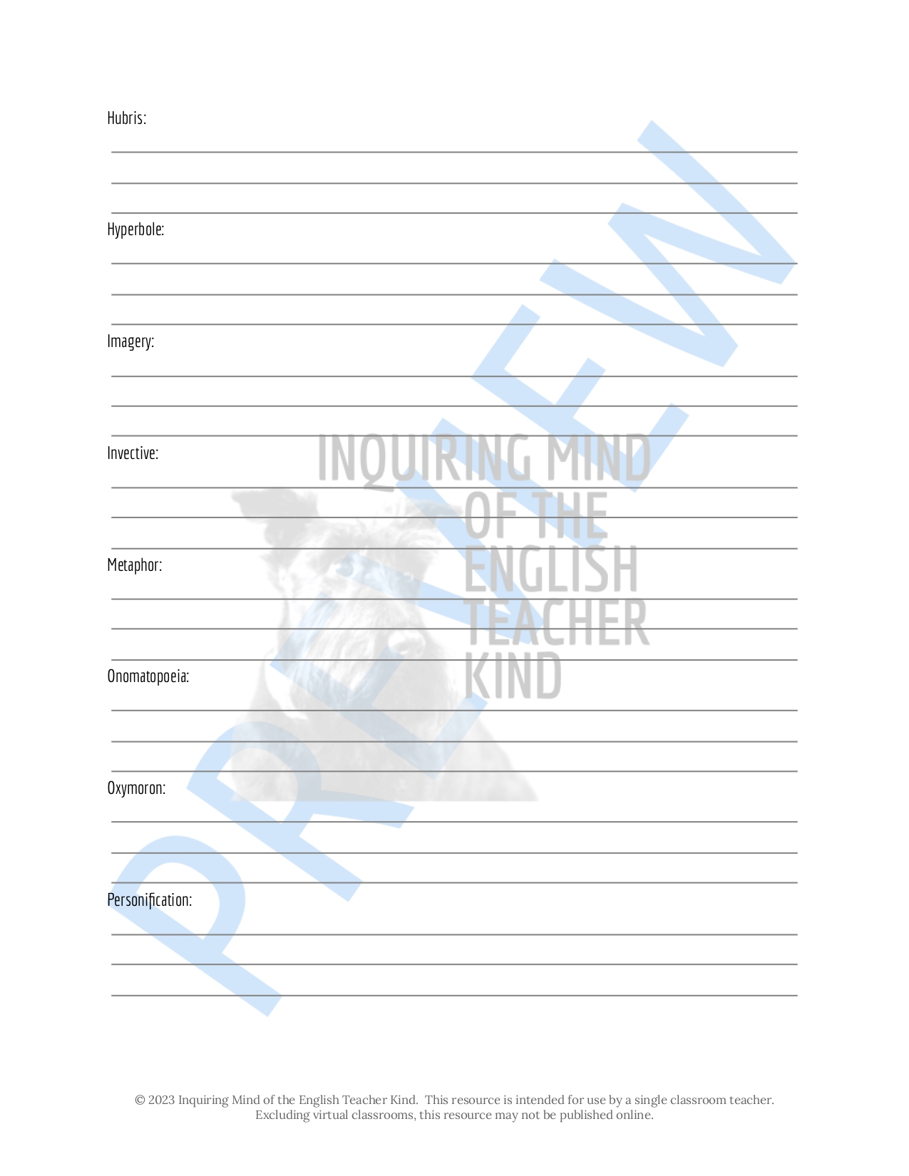 Thematic Short Story Unit Plan on Fear and Curiosity for High School ...