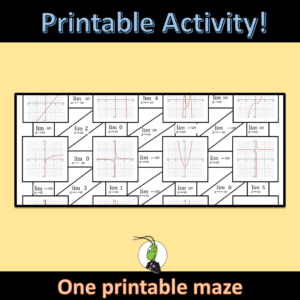 End Behavior Maze Activity | Digital and Printable | AP® Precalculus 1. ...
