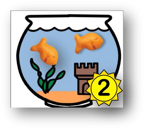 Differentiated 0-10 Goldfish Counting Task Cards for Kindergarten and ...