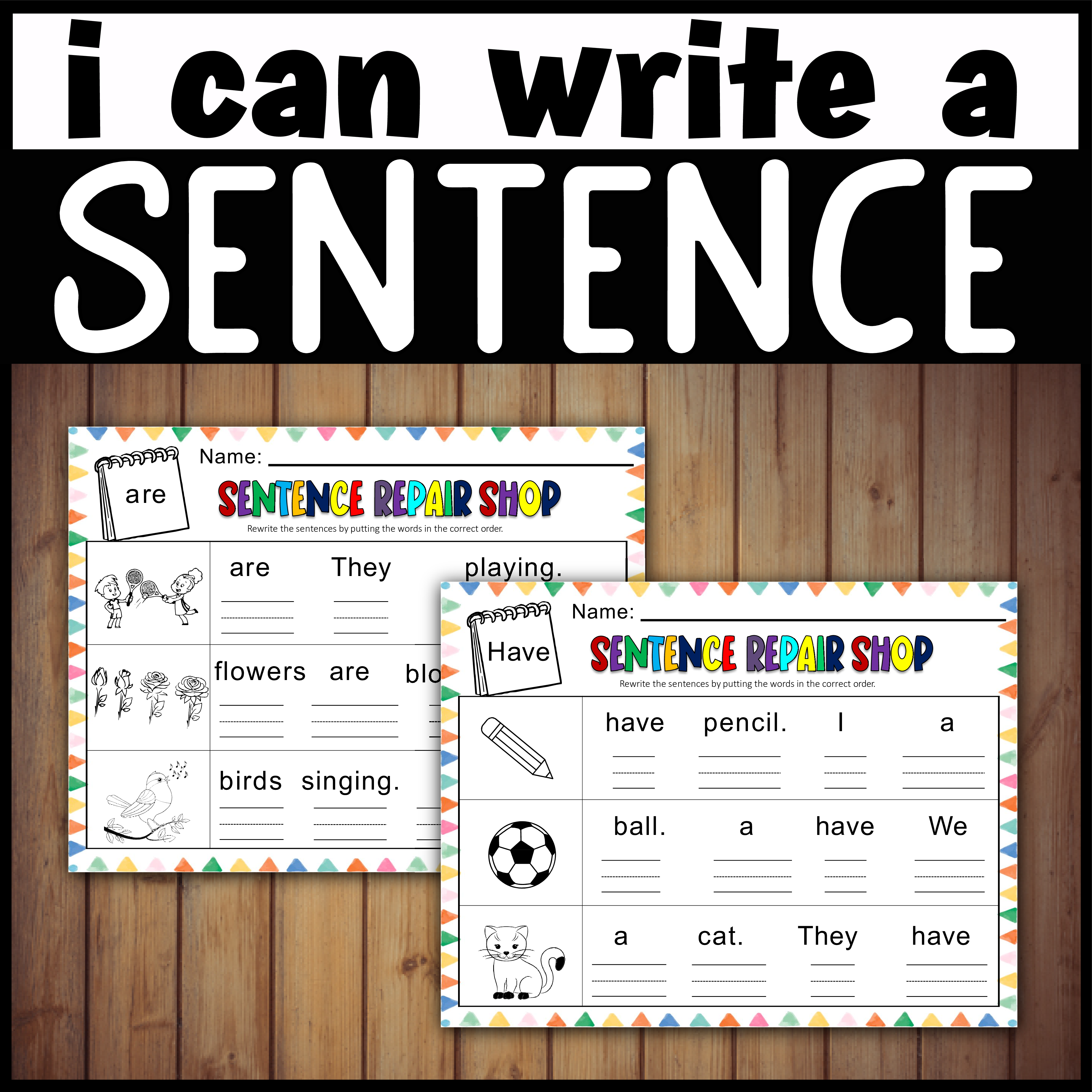 Sight Words Sentence | Made By Teachers