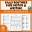 NO PREP Fine Motor, Daily Routine and Writing IEP Progress Monitoring ...