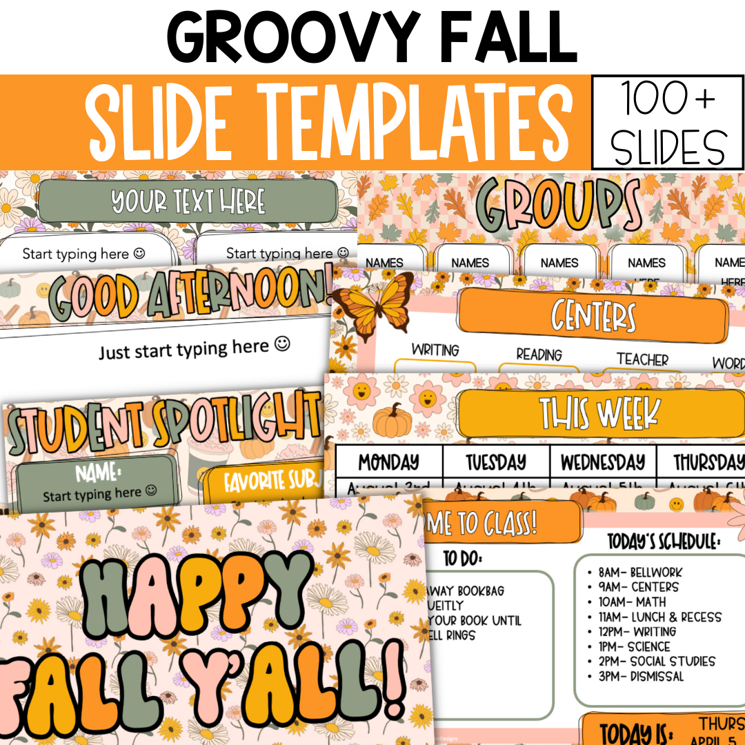 Groovy Halloween Mini Decor Kit / Retro Halloween Bulletin Board Decor ...