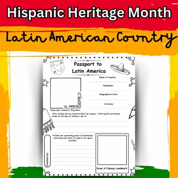 hispanic heritage month | Notebooking a Latin American Country - Made ...