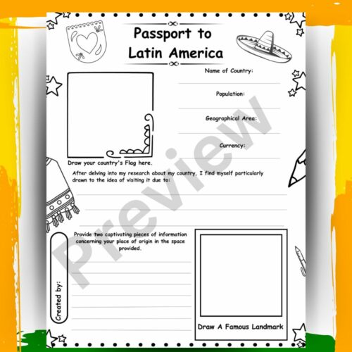 hispanic heritage month | Notebooking a Latin American Country - Made ...